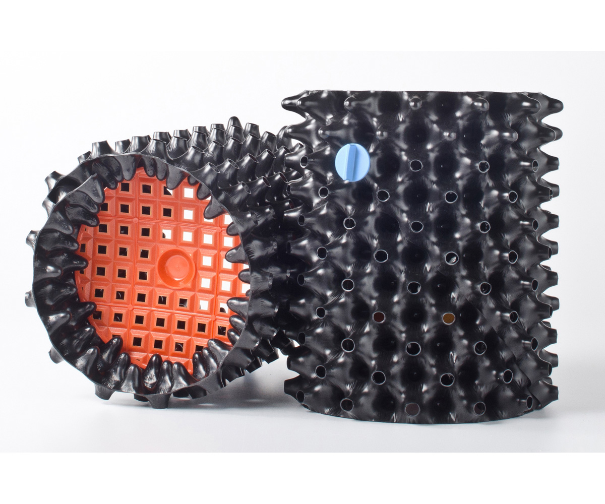 Air-Pot Container #1 (0.8 gal/3.1 L, orange base), BULK - Black Hills ...